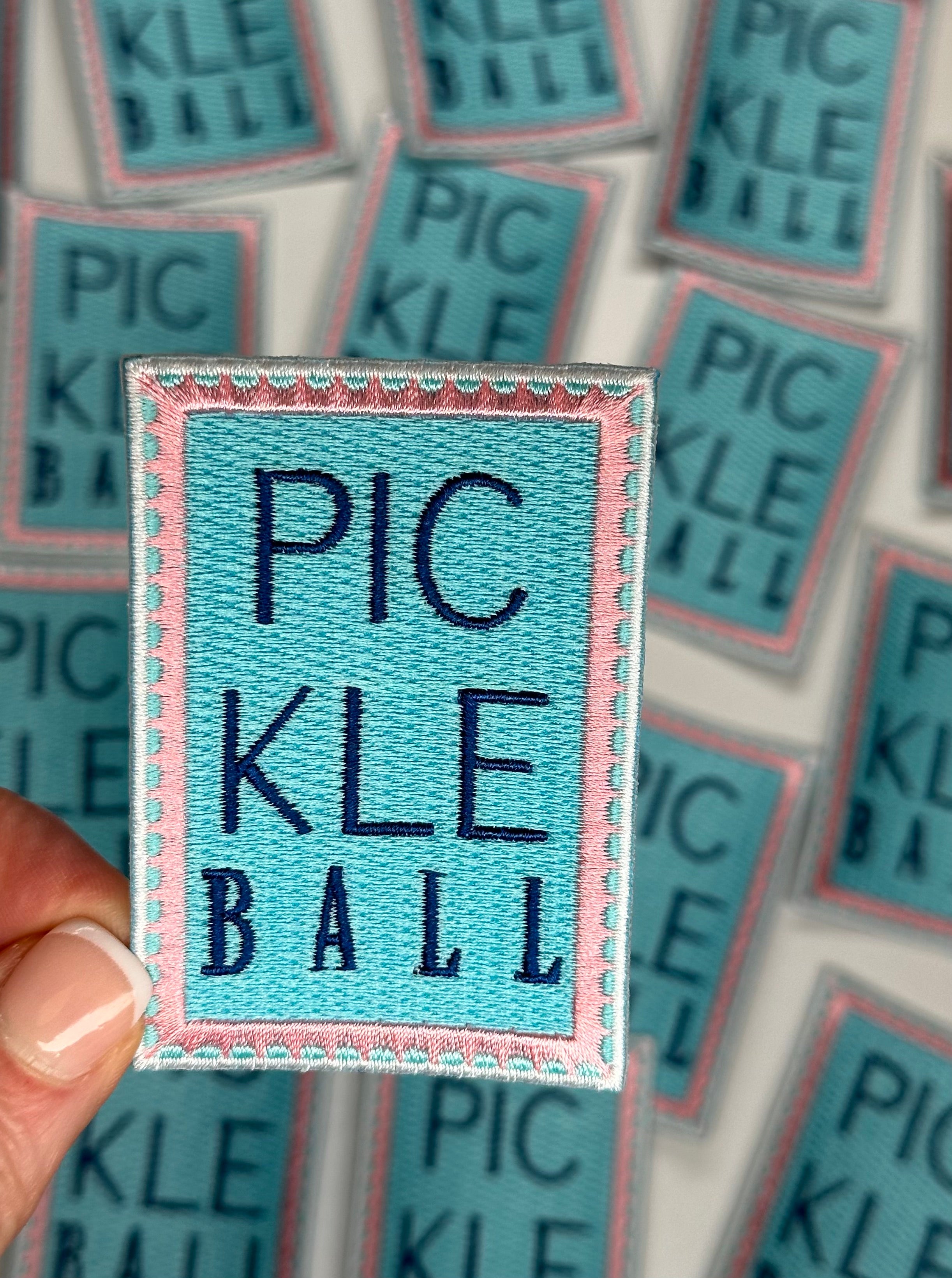 Pickleball Stamp Patch, pickleball, pickleball hat, pickleball patches ...